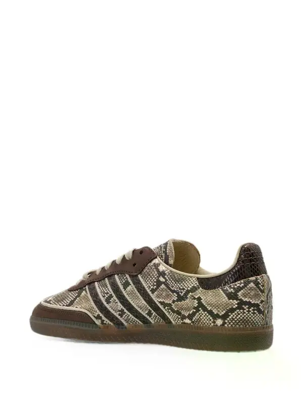 Adidas Samba Og Snakeskin-effect Sneakers - Neutrals