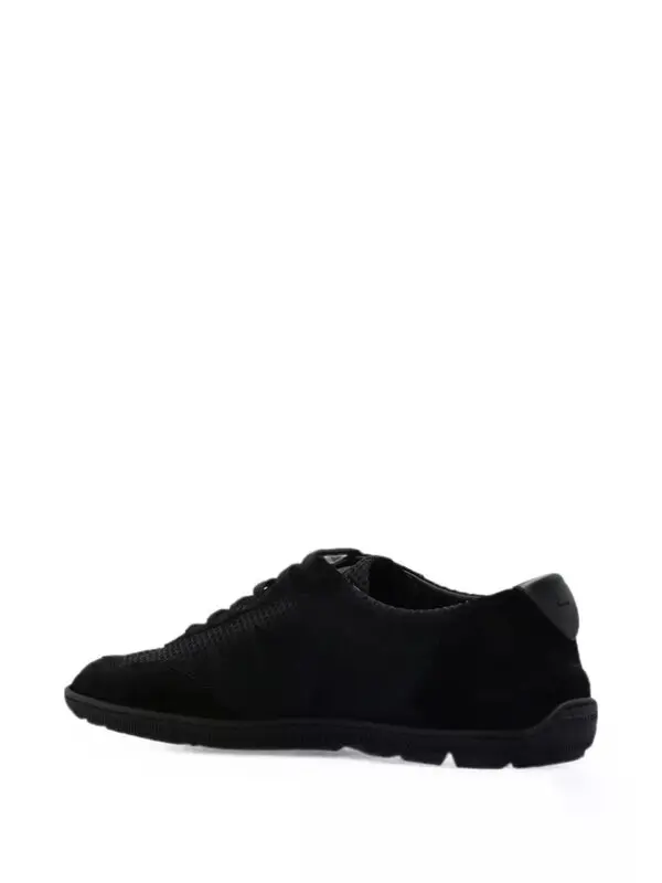 Giorgio Armani Suede-panelled Low-top Sneakers