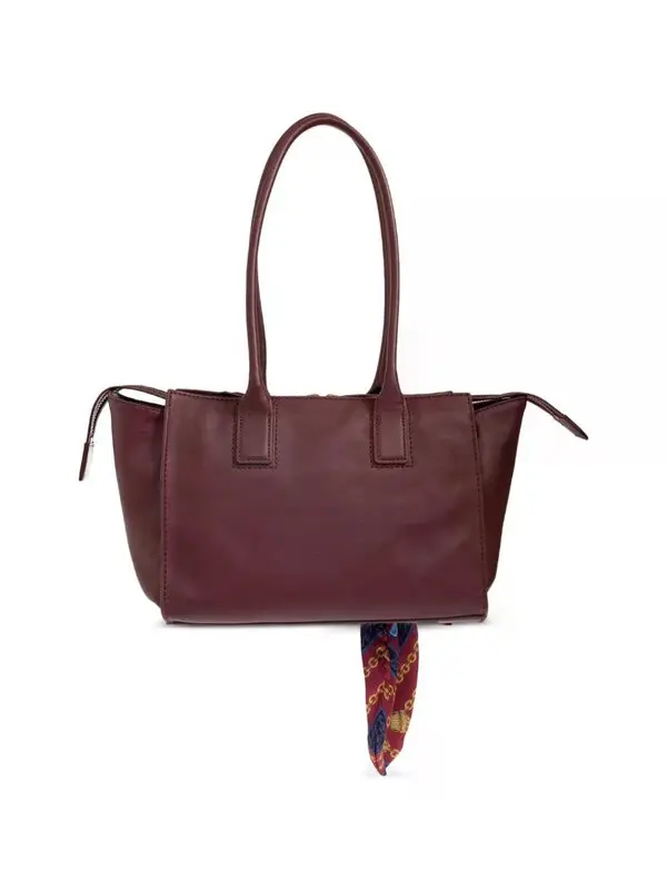 Kurt Geiger Sloane Small Tote Bag With Scarf Detail - Red
