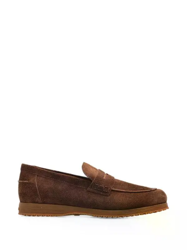 Hogan Traditional Suede Loafers