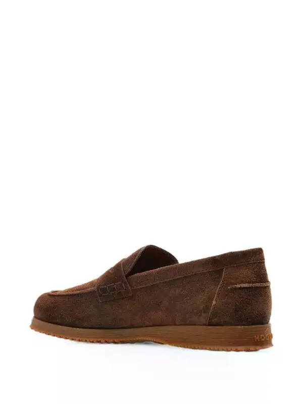 Hogan Traditional Suede Loafers