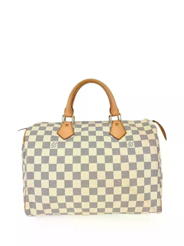 LOUIS VUITTON 2008 Damier Azur Speedy 30 Handbag
