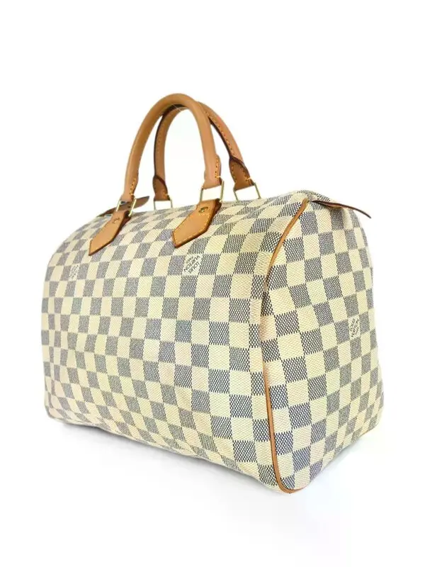 LOUIS VUITTON 2008 Damier Azur Speedy 30 Handbag