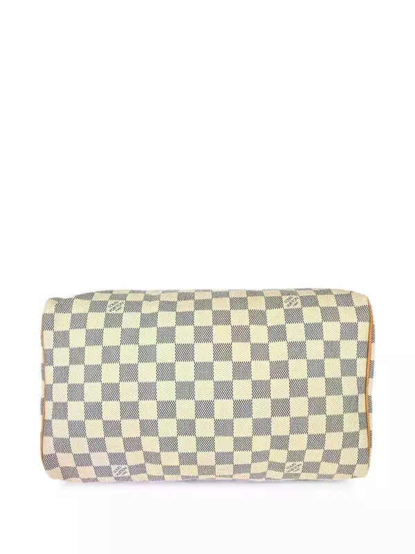 LOUIS VUITTON 2008 Damier Azur Speedy 30 Handbag