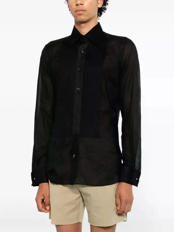 TOM FORD Pleated Evening Shirt