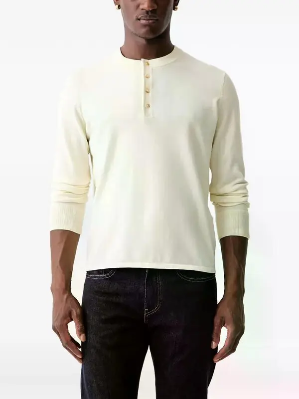 Rag & Bone Half-button Long-sleeve Sweater