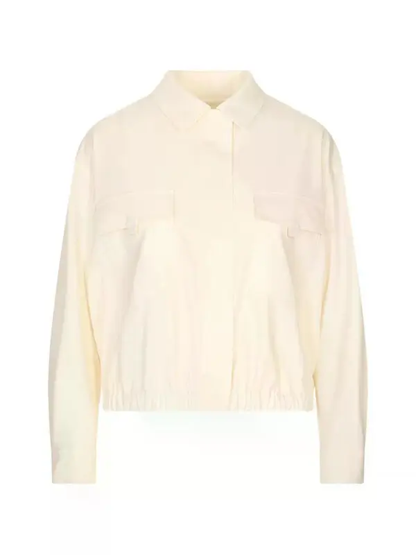 Fabiana Filippi Techno Embellished Elasticated-hem Bomber Jacket
