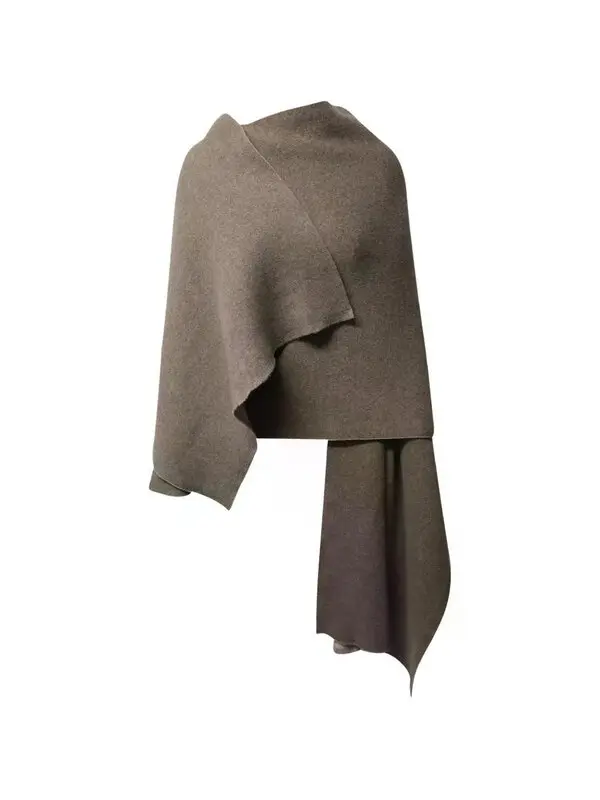 Agnona Wrap Cashmere Sweater - Grey