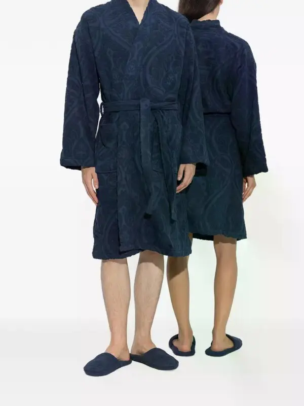 Etro Paisley-jacquard Bathrobe