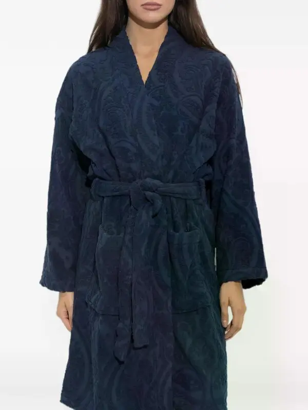 Etro Paisley-jacquard Bathrobe