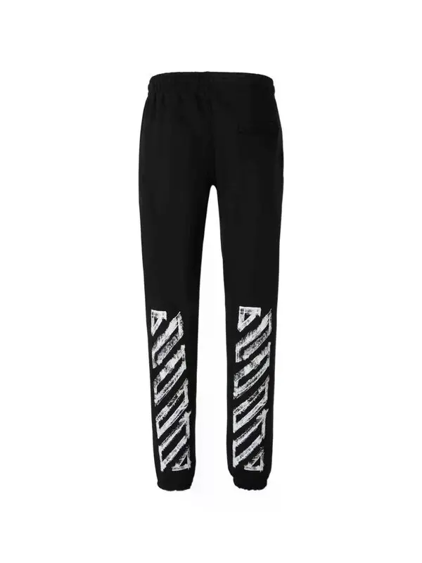 Off-White Motion Arrow Cuffed Logo-print Track Pants
