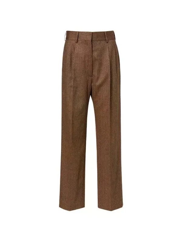 BLAZÉ MILANO Tailored Trousers - Brown