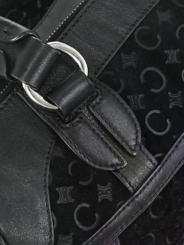 Celine Macadam Suede Travel Bag