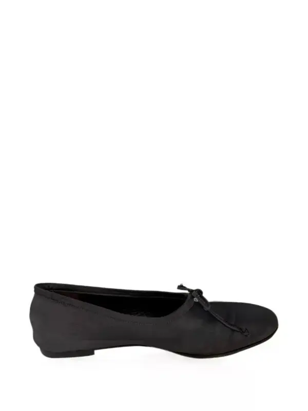 By Far Agnes High-cut Ballet Flats With Bow Detailing