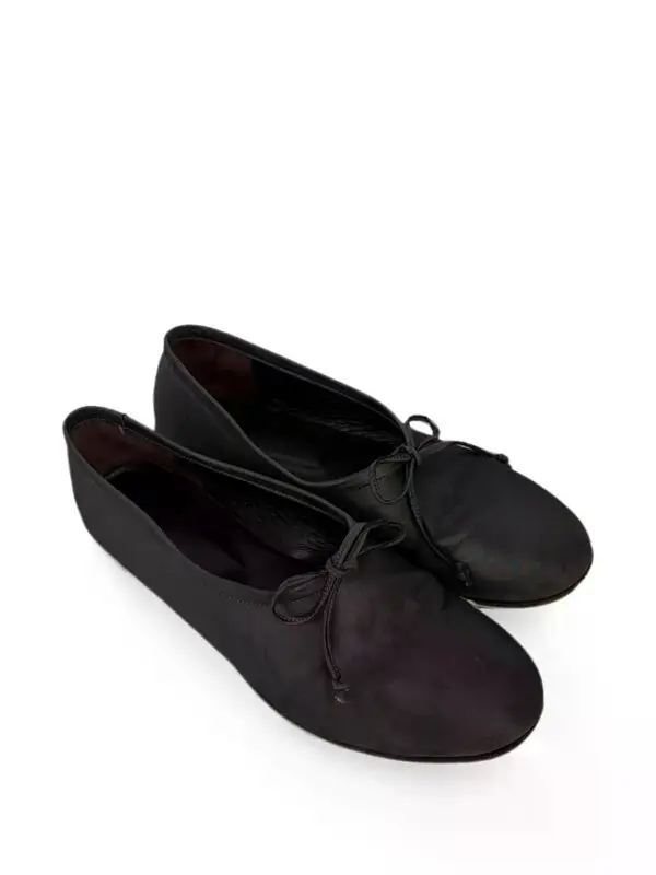 By Far Agnes High-cut Ballet Flats With Bow Detailing