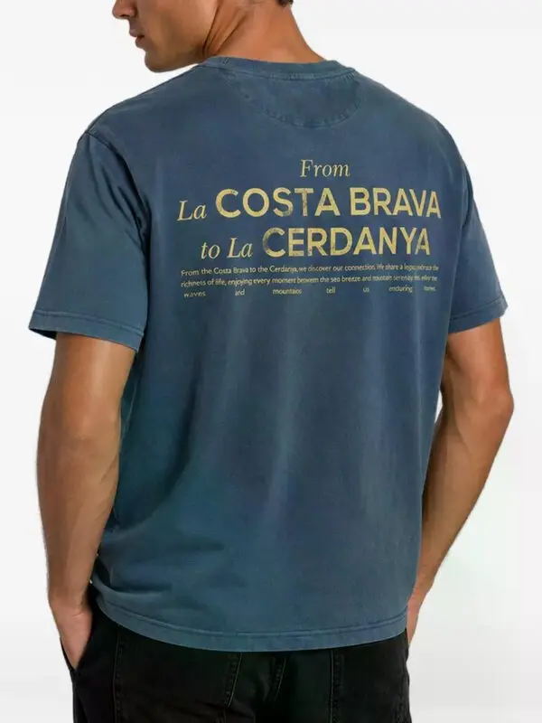 LES HÉRITIERS Slogan-print T-shirt