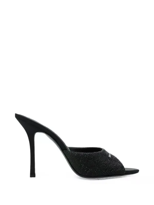 Alexander Wang Cher Crystal-embellished Sandals - Black
