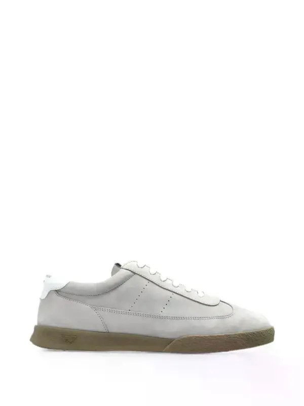 Emporio Armani Suede Leather Lace-up Sneakers