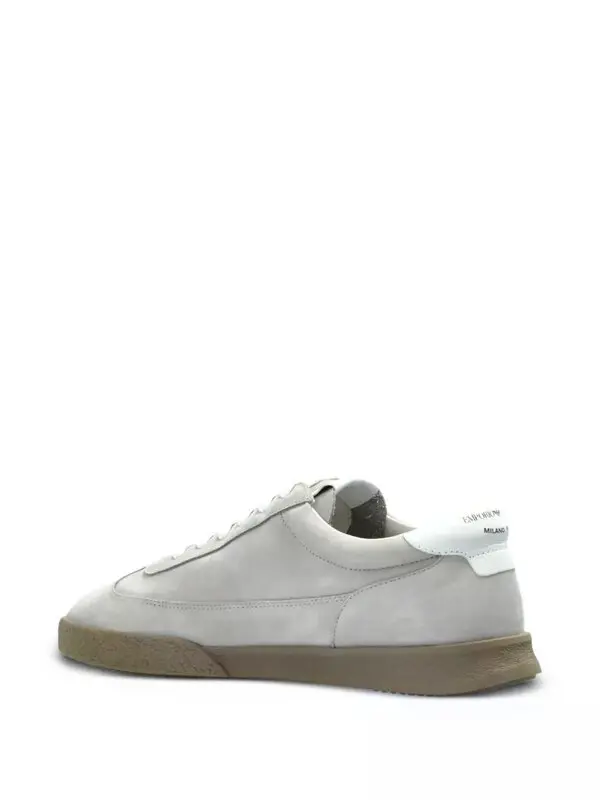 Emporio Armani Suede Leather Lace-up Sneakers