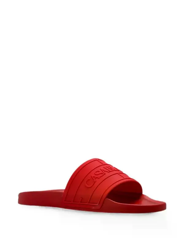 Casablanca Logo-embossed Slides