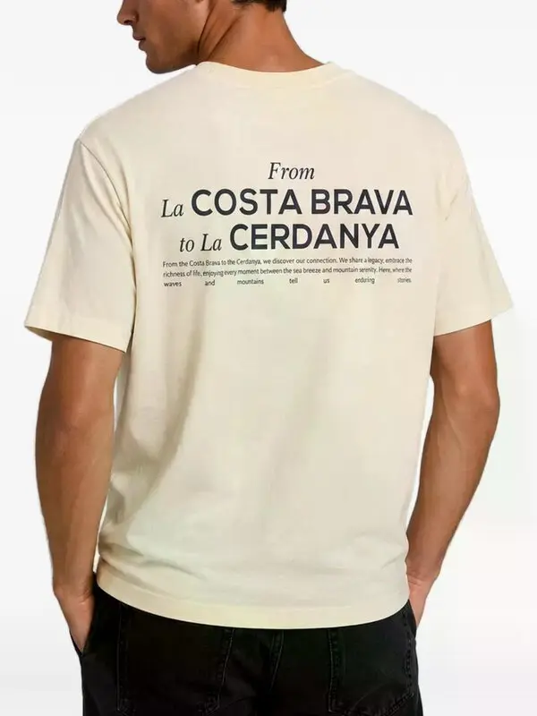 LES HÉRITIERS Short-sleeve Print Detail T-shirt