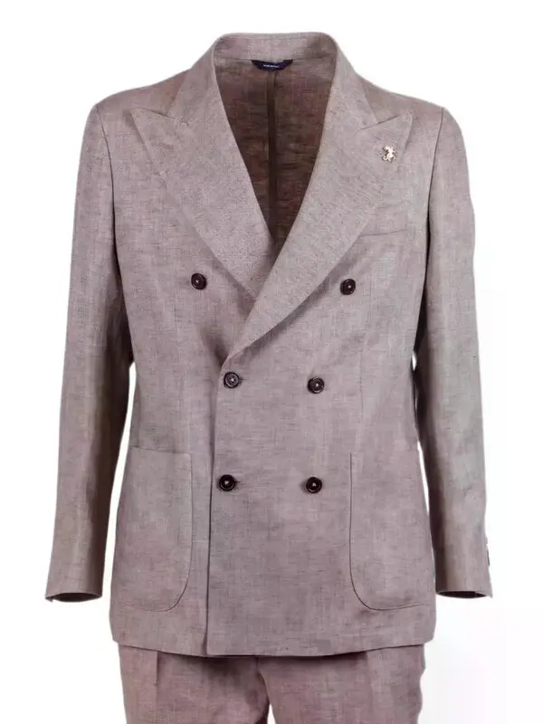 TOMBOLINI Zero Gravity Double-breasted Linen Suit