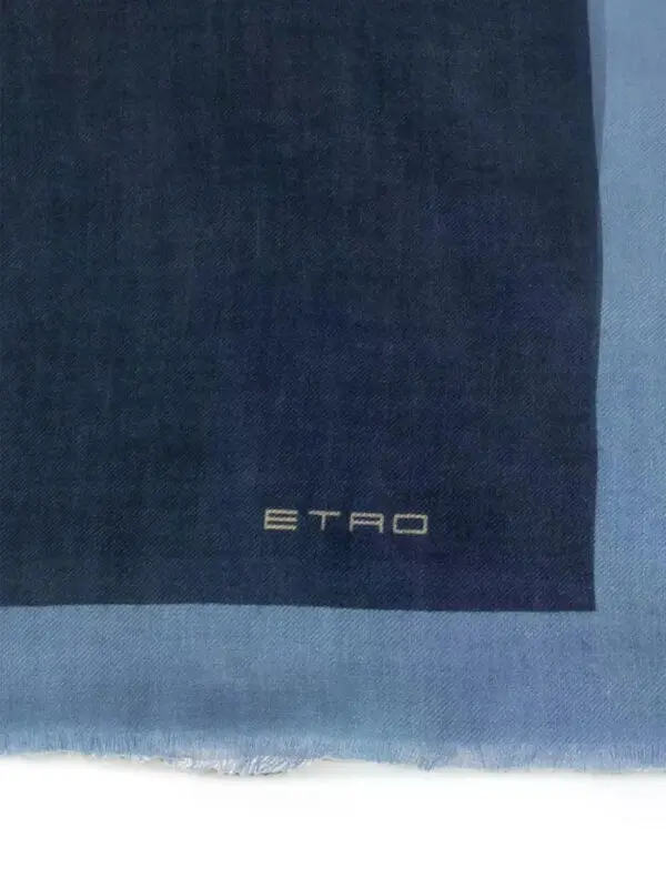 Etro Paisley-pattern Frayed Scarf
