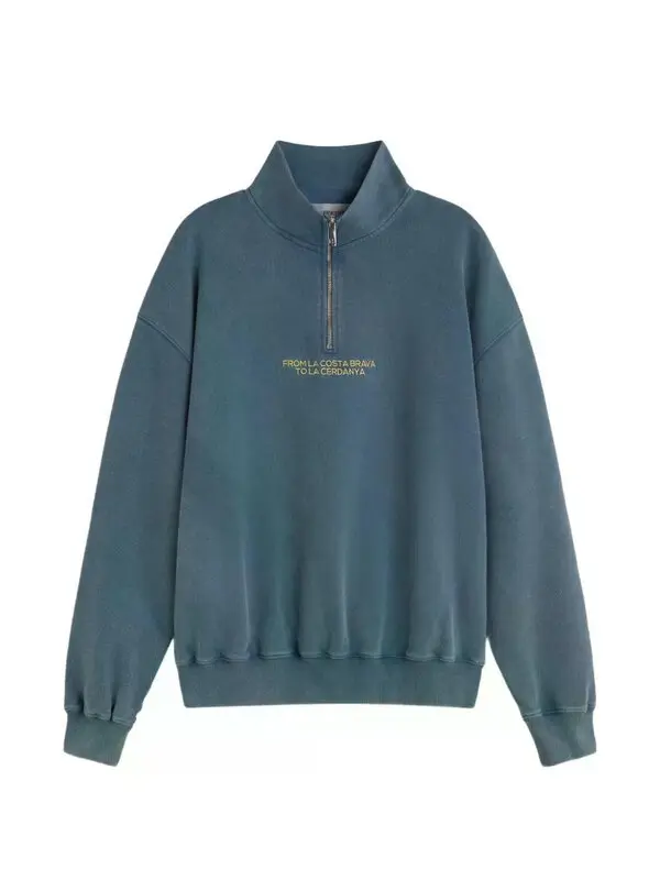 LES HÉRITIERS Roots Quarter-zip Sweatshirt