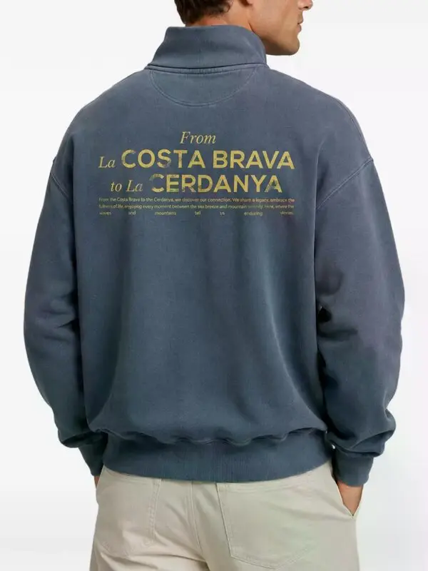 LES HÉRITIERS Roots Quarter-zip Sweatshirt