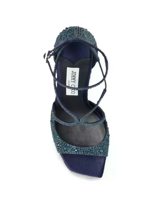 JIMMY CHOO Azia Crystal-embellished Sandals