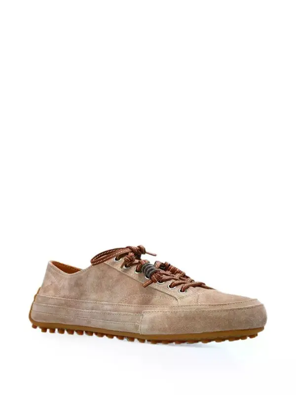 TOD'S Brown Suede Sports Shoes - Neutrals
