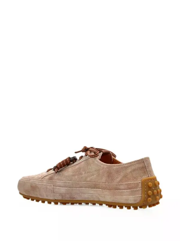 TOD'S Suede Lace-up Sneakers - Neutrals