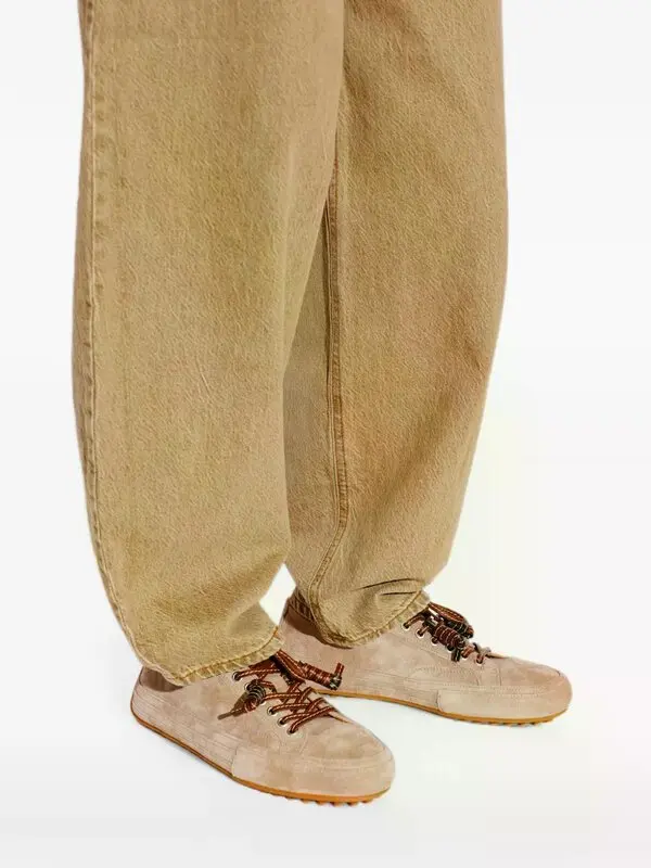 TOD'S Suede Lace-up Sneakers - Neutrals
