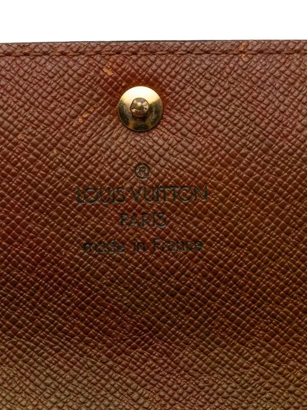 LOUIS VUITTON 2002 Monogram Sarah Wallet Long Wallets
