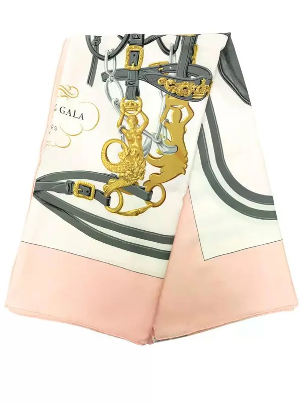 Hermès 1957 Brides De Gala Silk Scarf 90 Scarves - White