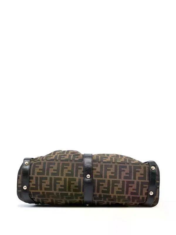 Fendi 2000-2010 Medium Zucca Canvas Magic Handbag