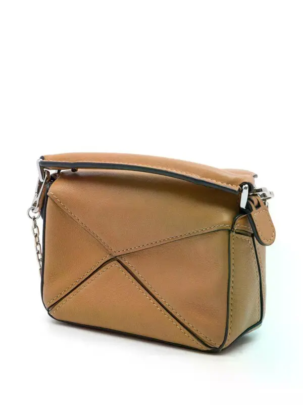 Loewe 2021 Nano Calfskin Puzzle Satchel - Brown
