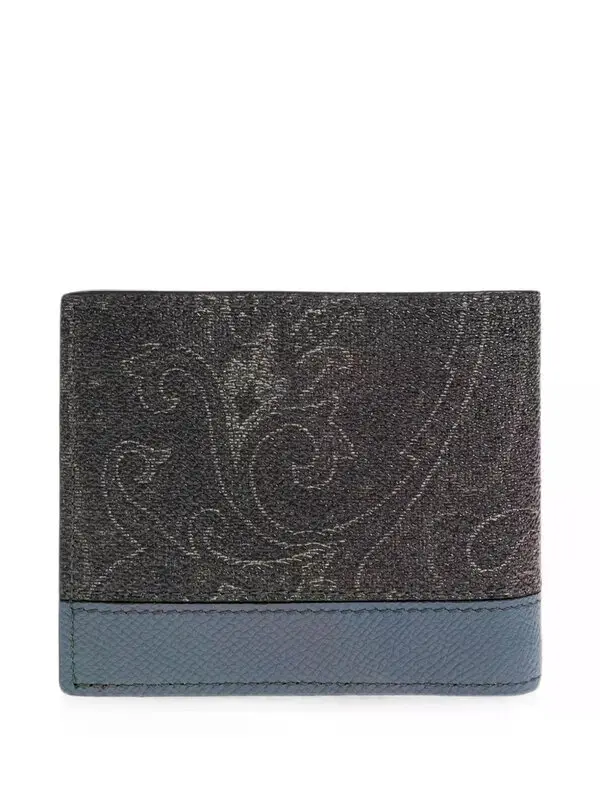 Etro Paisley-print Leather Wallet