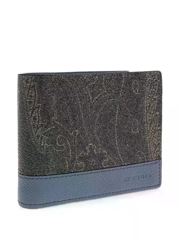 Etro Paisley-print Leather Wallet