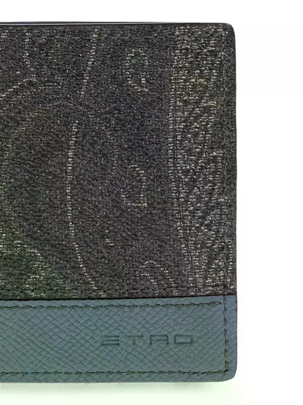 Etro Paisley-print Leather Wallet