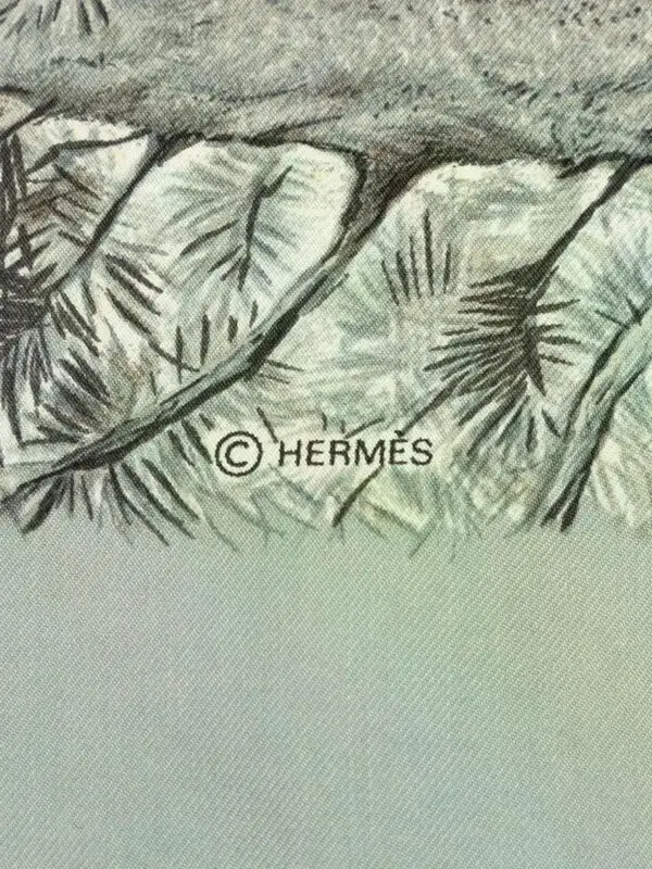 Hermès 1989 Halte En Camargue Silk Scarf 90 Scarves - Neutrals