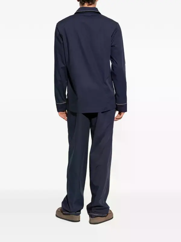 Paul Smith Signature Stripe Piping-detail Pajamas