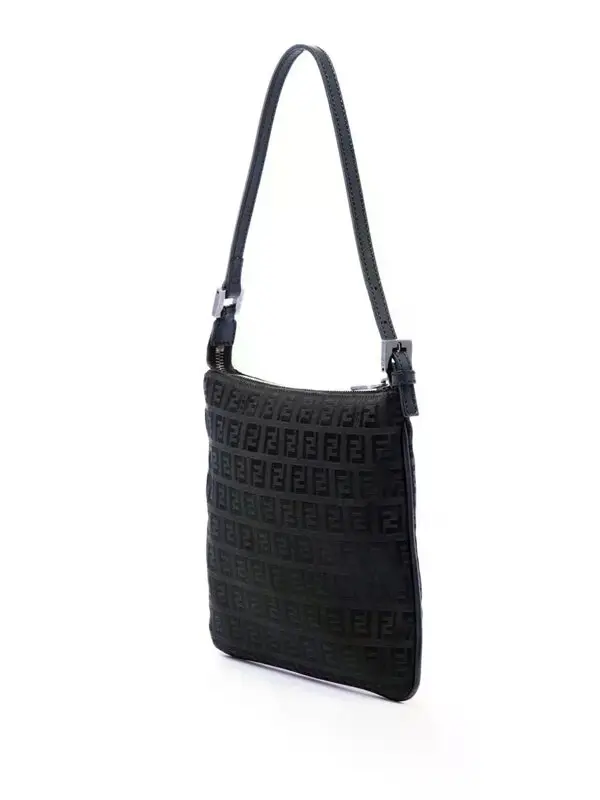 Fendi Zucchino Canvas Shoulder Bag