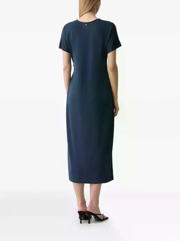 MOS MOSH Midi Dress With Side Tie Detail