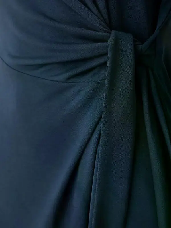 MOS MOSH Midi Dress With Side Tie Detail