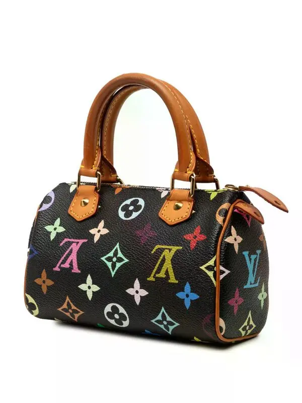 LOUIS VUITTON 1990-2010 Monogram Multicolore Mini Speedy Hl Satchel