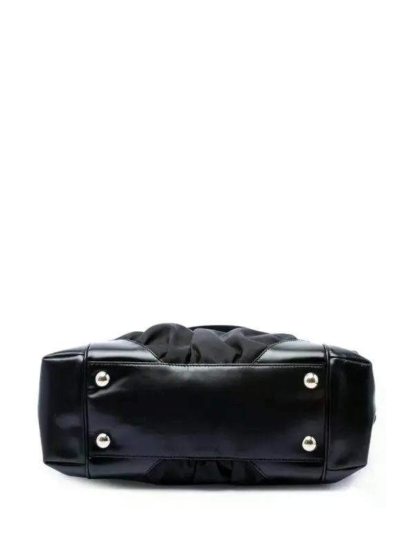 Gucci Gg Nylon Full Moon Tote Bag - Black
