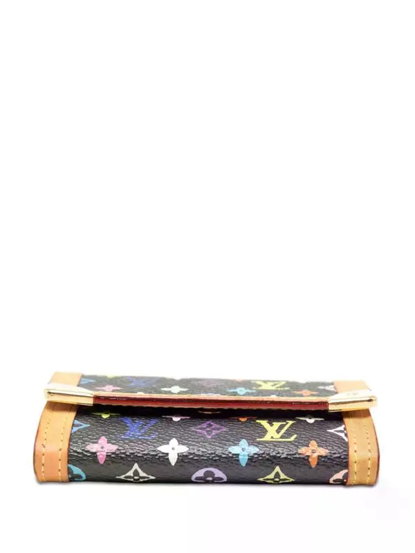 LOUIS VUITTON 2004 Monogram Multicolore Porte Monnaie Plat Small Wallets