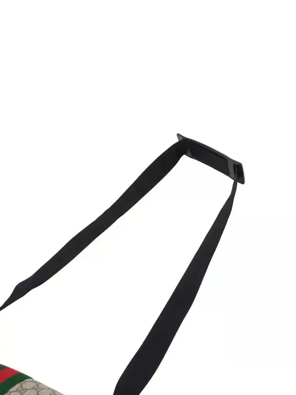 Gucci 2000-2015 Gg Supreme Web Flap Messenger Bag Crossbody Bag