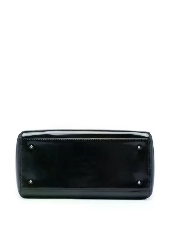 Dior 2013 Medium Patent Lady Satchel - Black